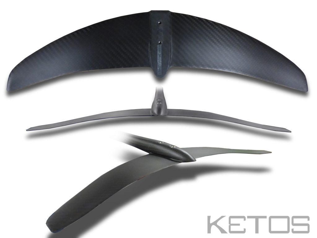 stabilo S2, confirmed and Expert level rear wing for hydrofoil ketos